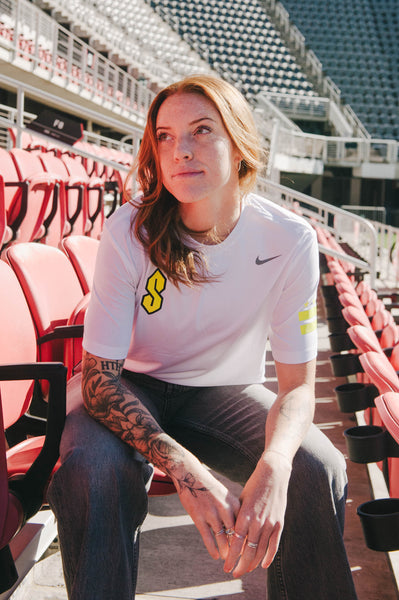 Washington Spirit 2024 Graffiti "S" Nike Legend Tee - White – Washington Spirit Shop