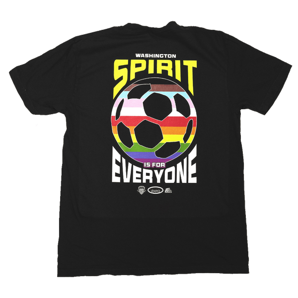 2025 Washington Spirit Pride Black Tee – Washington Spirit Shop