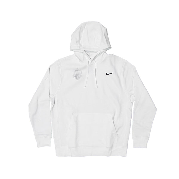 Nike Washington Spirit Hoodie - SMALL SHIELD LOGO - White – Washington Spirit Shop