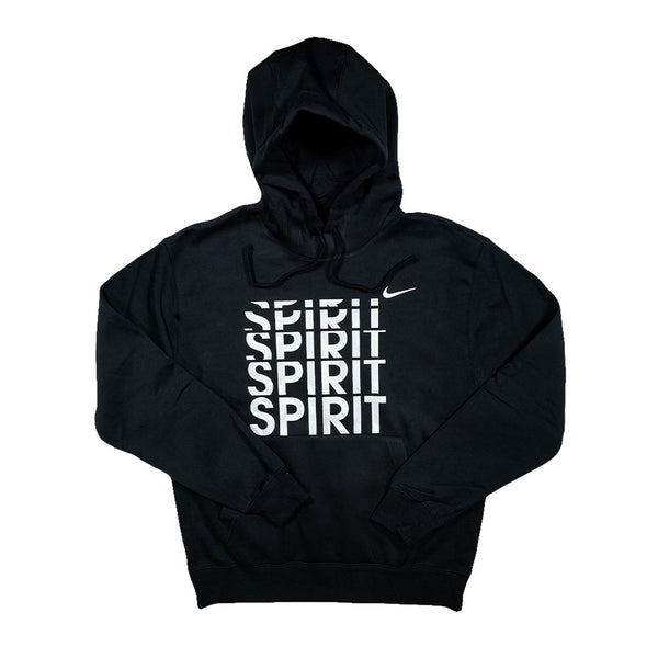 Nike Washington Spirit Hoodie - SPIRIT SPIRIT SPIRIT - Black – Washington Spirit Shop