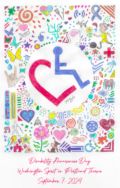 Washington Spirit Disability Awareness Day Poster – Washington Spirit Shop